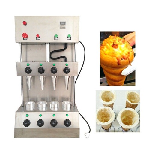 Commercial Electric Pizza Cone Forming Making Maker Machine 4Molds 3KW ...