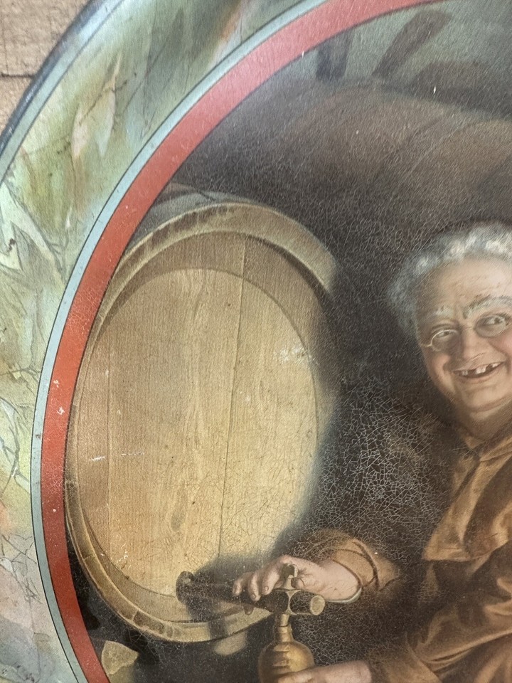 Antique Taylor Hardware Co Stamped Beer Tray No 40 Toothless Monk | eBay