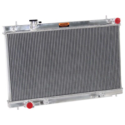 SPAWON Radiator Fit Nissan 350Z 3.5L V6 3498cc 2003-2006 Aluminum 2 Row ...