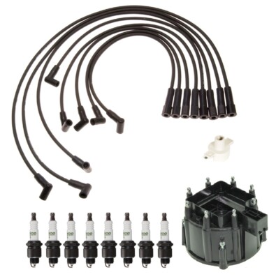 ACDelco Ignition Kit Distributor Rotor Cap Wire Spark Plugs for Delta ...