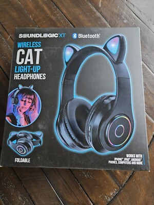 New Soundlogic XT Bluetooth Universal Wireless CAT Light-up Foldable ...