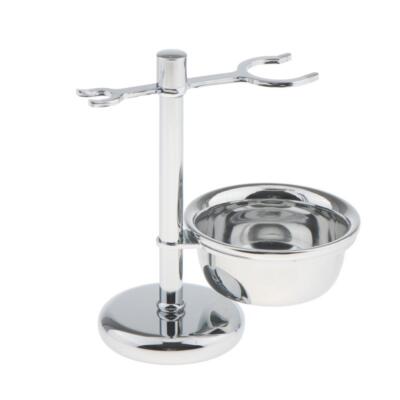 Men 2 In 1 Shave Set Shaving Razor Brush Holder Soap Bowl Organizer ...