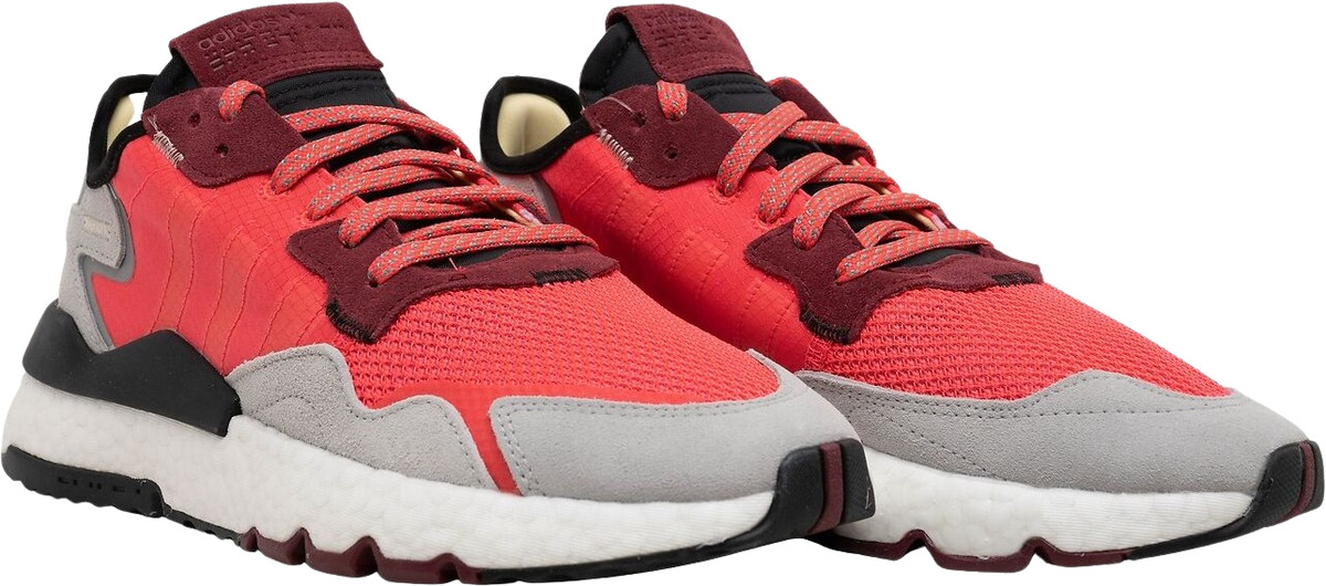 adidas Nite Jogger Shock Red for Sale | Authenticity Guaranteed | eBay