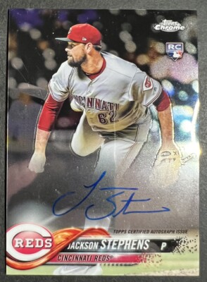 Jackson Stephens 2018 Topps Chrome Auto AU #RA-JS RC Card Cincinnati ...