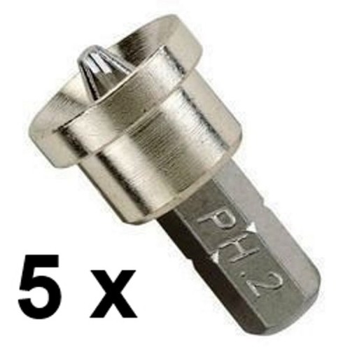 5 x PH2 Drywall Bit Drywall Bits Bit Set for Rigips Fermacell ...