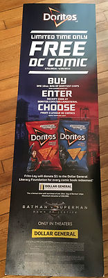 Batman v Superman Doritos Exclusive Store Display DC Comics Dollar ...