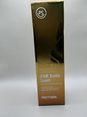 PRETTY SKIN Total Solution 24K Gold Snail Cleansing Foam 150ml Korean ...