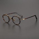 Japanese Round Eyeglass Frames Retro Hand Made Glasses Acetate+titanium ...