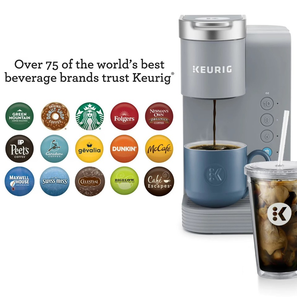 Keurig K-Express Essentials Plus Single-Serve K-Cup Coffee Maker - Gray ...
