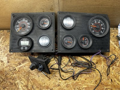 Johnson Evinrude OMC Gauge Set Tachometer Speedometer Trim Fuel Water ...