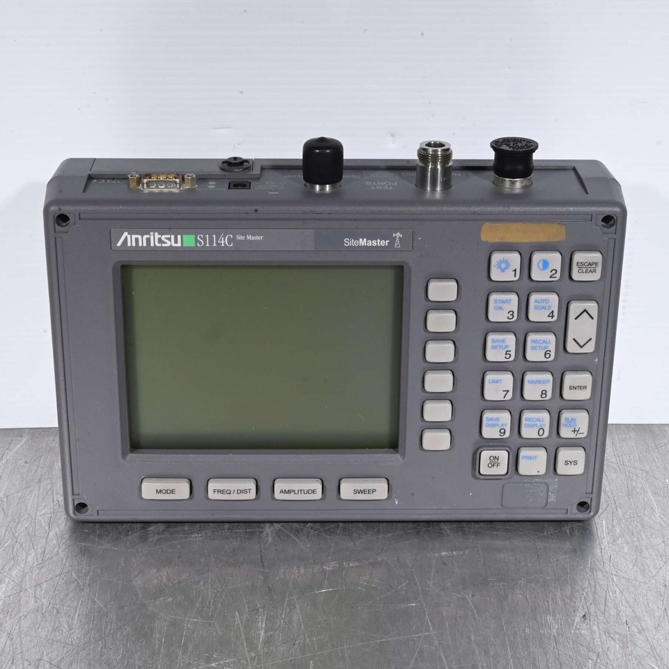Anritsu S114C Site Master Cable and Antenna Analyzer w/ Case, 2 MHz - 1 ...