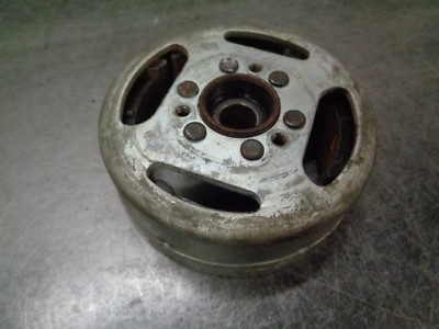 1986 86 SUZUKI LT125 LT 125 ATV FOUR WHEELER ENGINE MOTOR FLYWHEEL ...