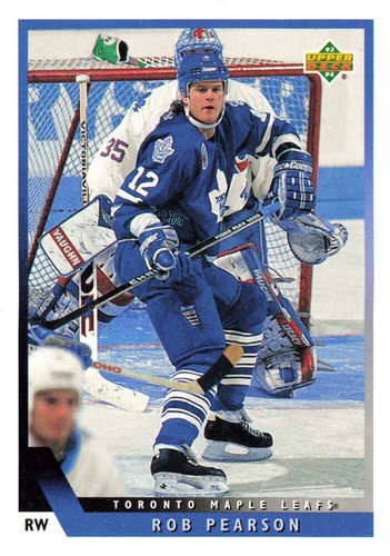 Rob Pearson 1993 Upper Deck #48 Toronto Maple Leafs | eBay