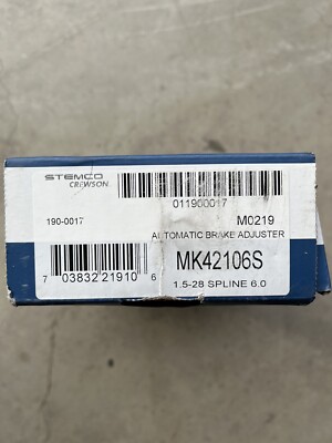 Stemco MK42106S Automatic Brake Adjuster. 6” Arm 1.5x28 Spline. Free ...