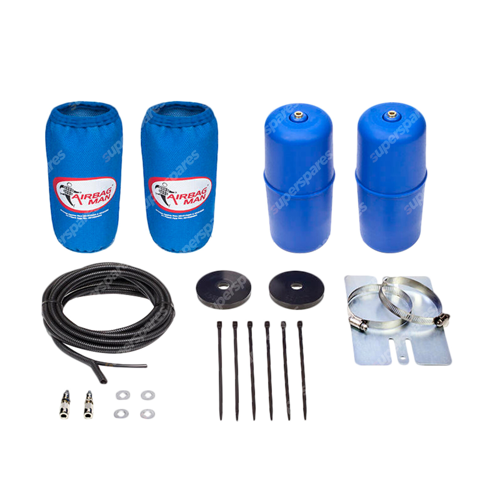 Airbag Man Air Suspension Coil Springs Helper Kit High Pressure Rear ...