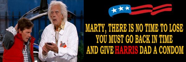Give Harris’s Dad a Condom - ANTI HARRIS FUNNY POLITICAL BUMPER STICKER ...