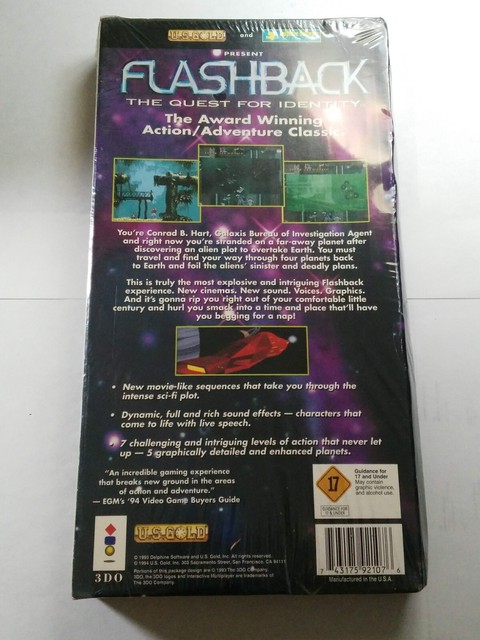 Flashback: The Quest for Identity (3DO, 1993) for sale online | eBay