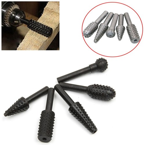 Carving Power Tool Woodworking HSS Steel Rotary Drill Bits Burr Wood ...