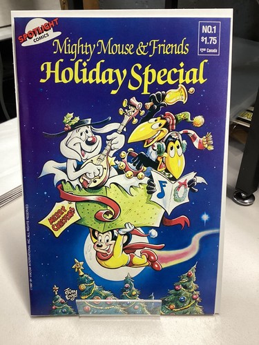 Mighty Mouse and Friends Holiday Special #1 Spotlight Comics 1987 Christmas NM+ | eBay