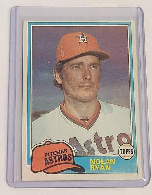 1981 Topps Nolan Ryan #240 Houston Astros | eBay
