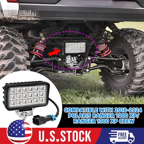 LED Backup Light 36W Rear Reverse Light For 2018-24 Polaris Ranger Crew ...