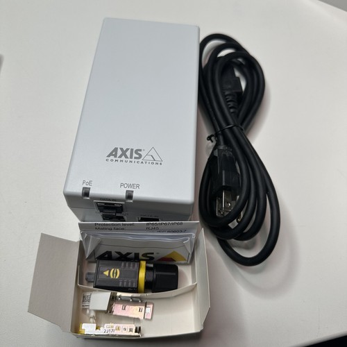 AXIS Communications T8154 Power over Ethernet POE Midspan ( 60W SFP ...