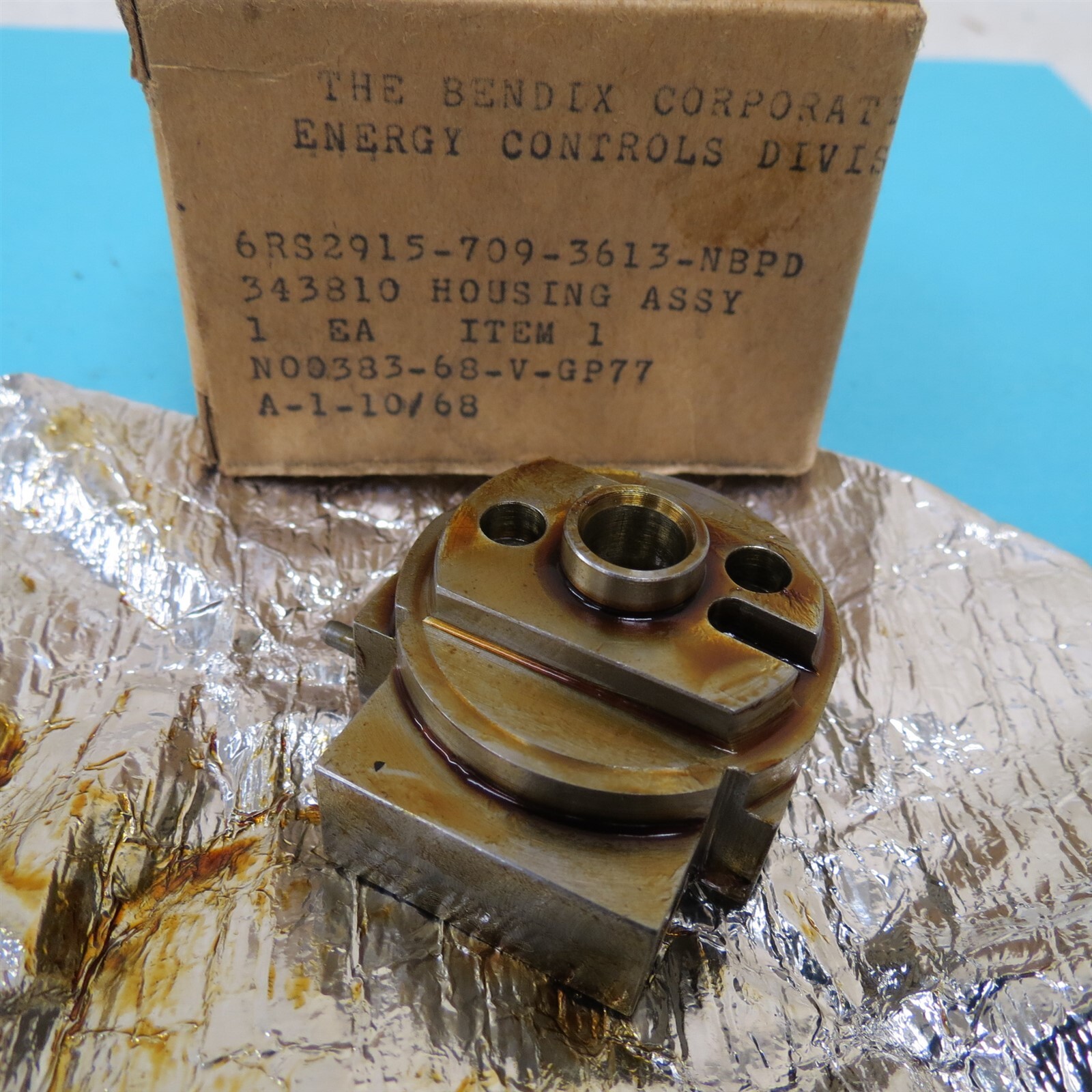 C-130 Hercules Aircraft Bendix 343810 Housing T56 Engine NOS Part | eBay