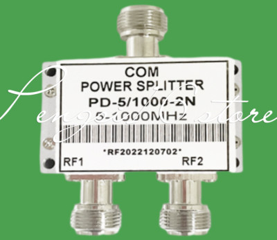 1X 5-1000MHz one in two low frequency power splitter,N type RF power ...