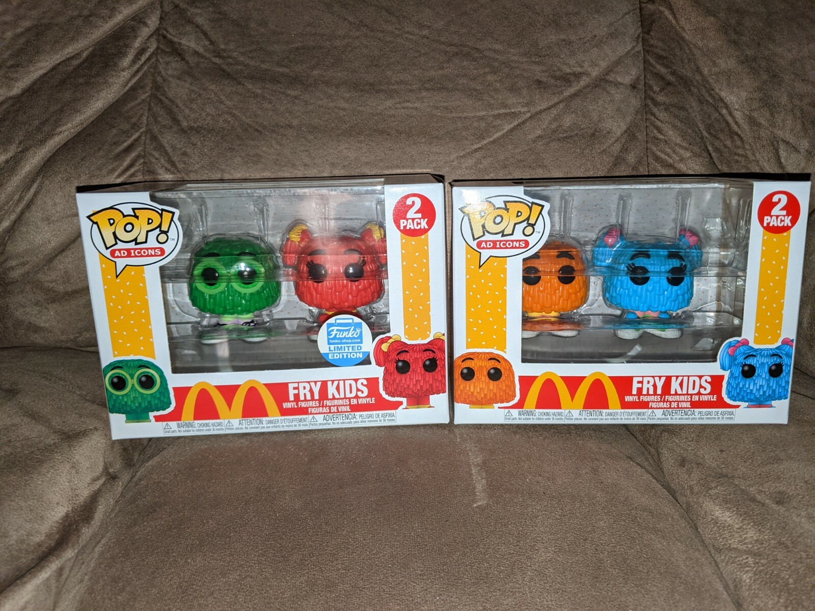 Funko POP! FRY KIDS LOT Both sets Pops Mint limited edition McDonald's ...