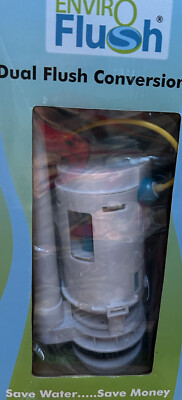 EnviroFlush Dual-Flush Conversion Kit W/Brushed Nickel Handle - Saves ...