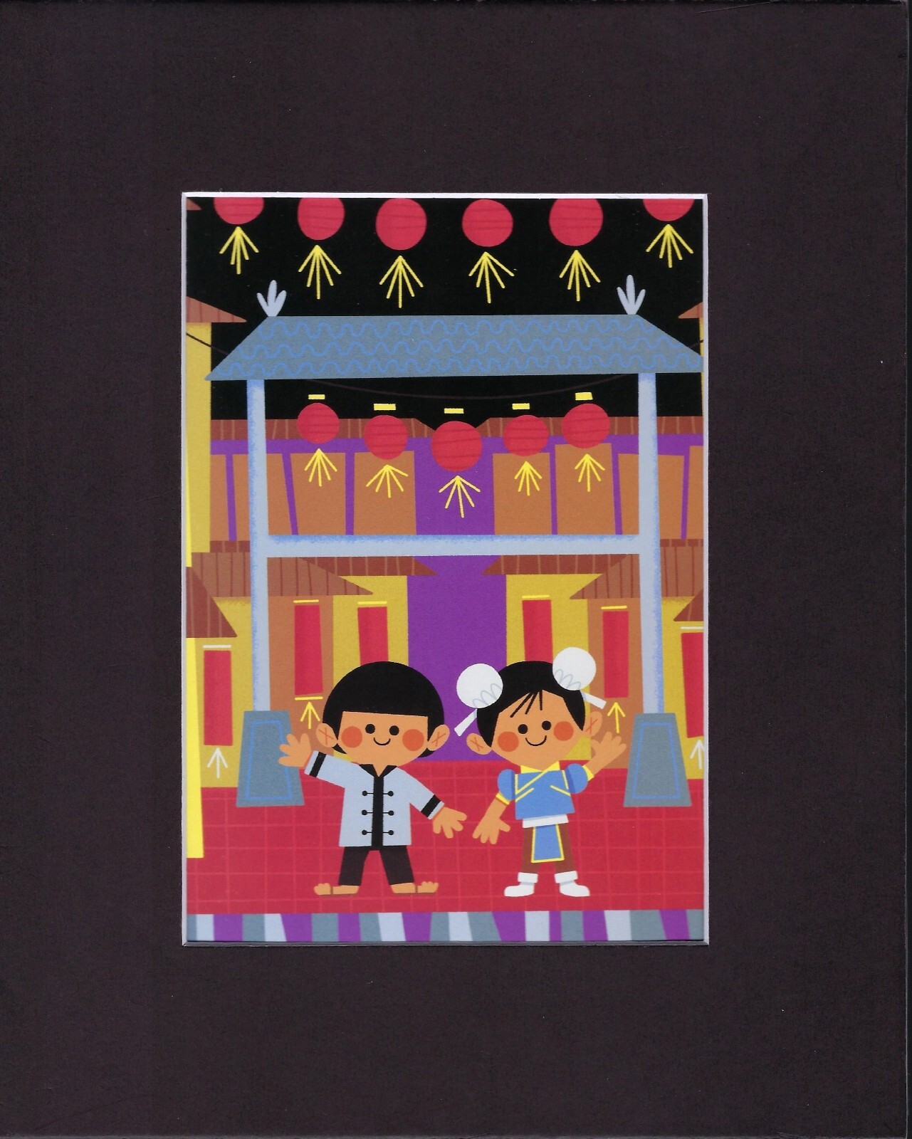 8X10" Matted Print Geek Art Picture: Andrew Kolb, Street Fighting World ...