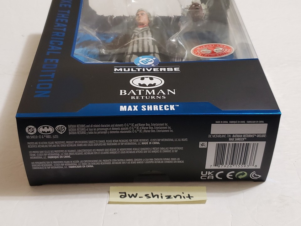 2025 DC Multiverse MAX SHRECK McFarlane Deluxe Theatrical Edition Red ...