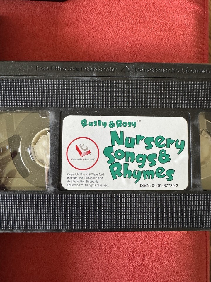 Rusty & Rosy 4 VHS Boxset Electronic Education Videos Waterford Early ...