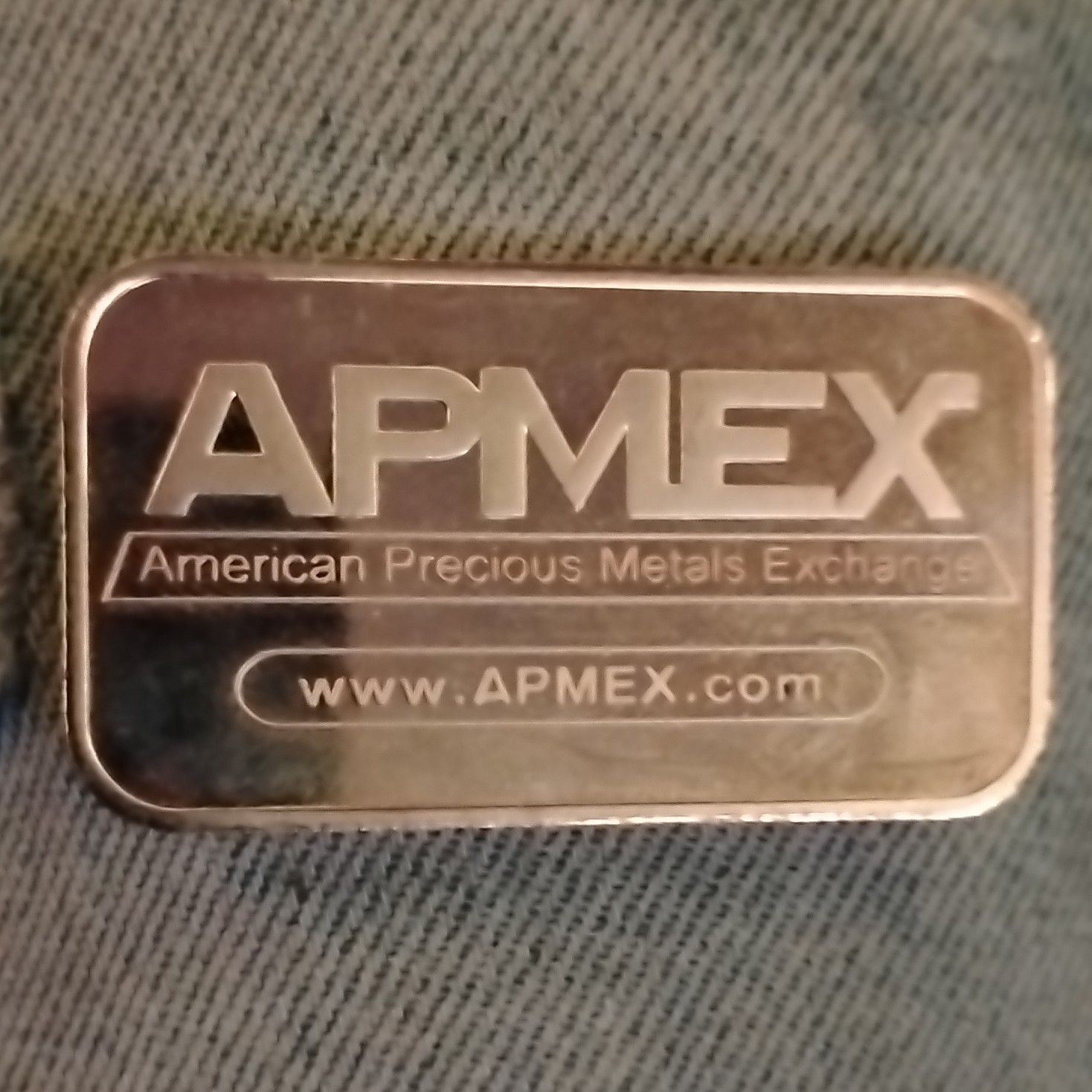 APMEX 1 oz .9999 Fine Gold Bar American Precious Metals Exchange Gold ...
