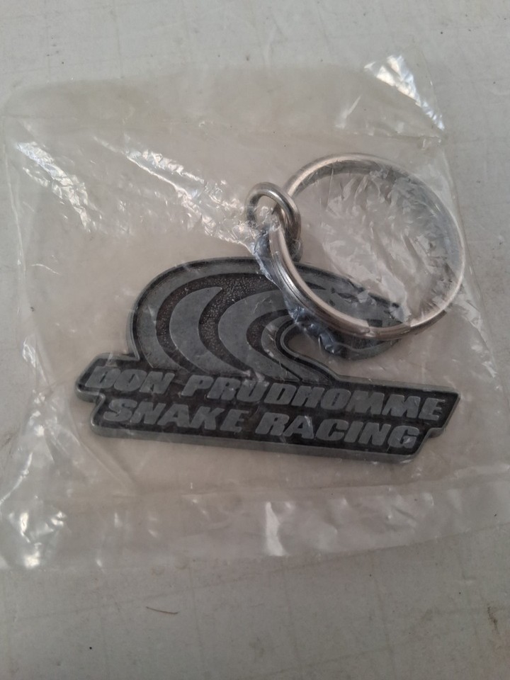 NHRA Classic Don Prudhomme the Snake, "Snake Racing" Logo Metal Key ...