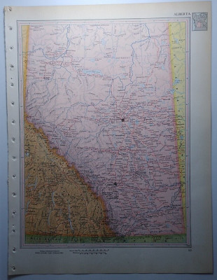1900-Now - Map Of Alberta