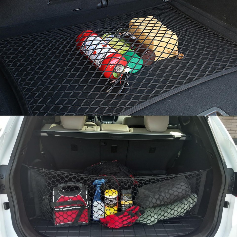 SUV Car Accessories Envelope Style Trunk Cargo Net Storage Organizer ...