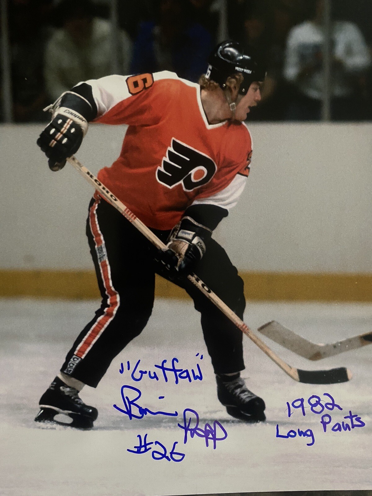 Brian PROPP Signed 8x10 Photo! PHILADELPHIA FLYERS LEGEND W ...