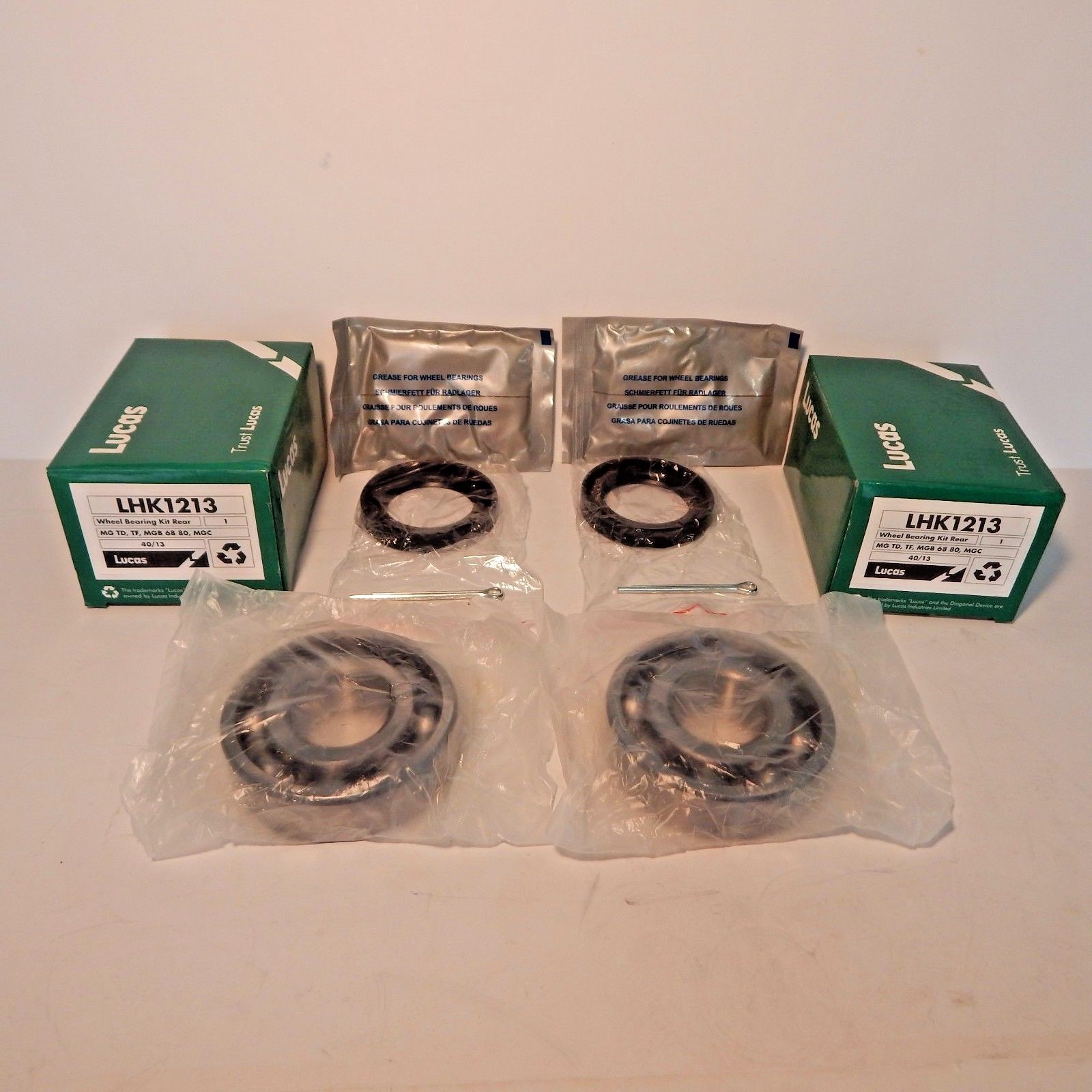 1968-1980 MGB Lucas Rear Wheel Bearing Kits Pair | LHK1213 | With Tube ...