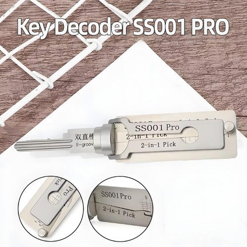 Key Decoder Perfect Match For Key Picking Hook Tool Stainless Steel ...