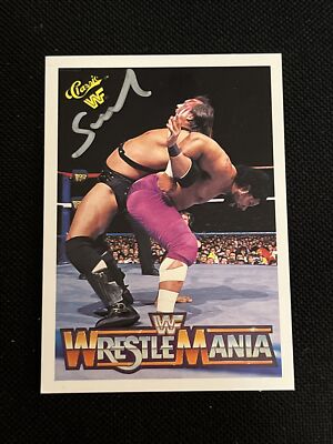 SMASH DEMOLITION 1990 CLASSIC WWF WRESTLEMANIA SIGNED AUTOGRAPHED CARD ...