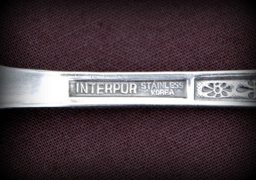 INTERPUR FLORENZ "INRFLO1" 8 Petal Pattern ~ 3 DINNER KNIVES ...