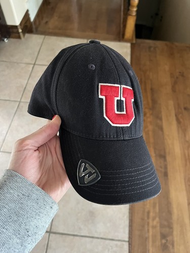 Cap University of Utah embroidered black one size | eBay