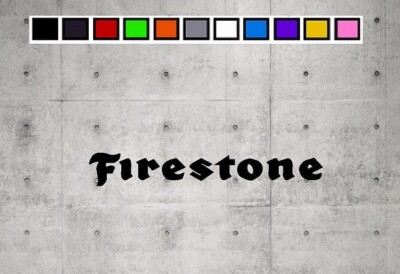 Firestone LOGO Vinyl Decal Sticker Emblem Car Truck Window 4" 6" 8" | eBay