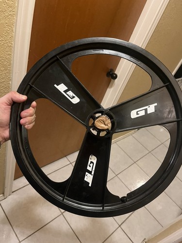 GT Dyno Bmx Fan Mags Rims 20 Old Vintage Black Made USA Compe Performer ...