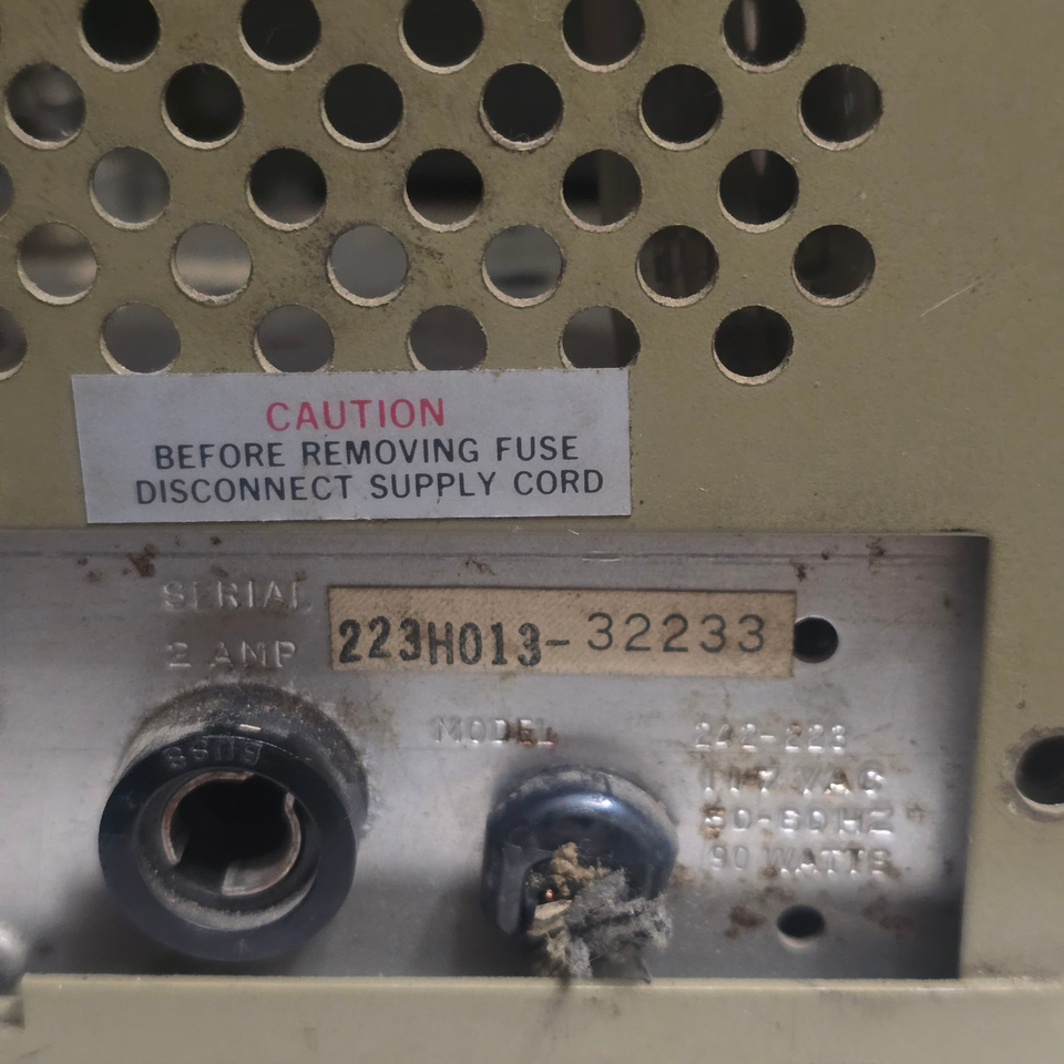 Vintage E.F. Johnson Messenger 223 CB Radio Base Station 23-Channel USA ...