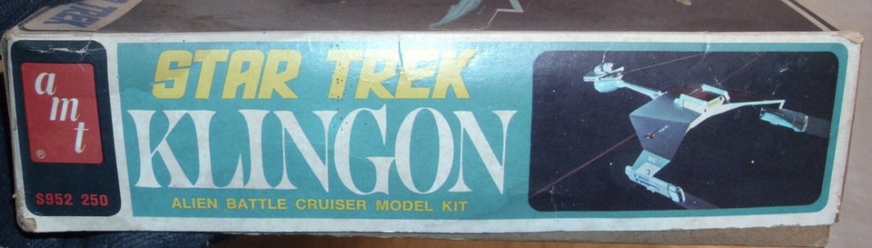 AMT STAR TREK KLINGON ALIEN BATTLE CRUISER MODEL KIT S952 1968 #2 | eBay