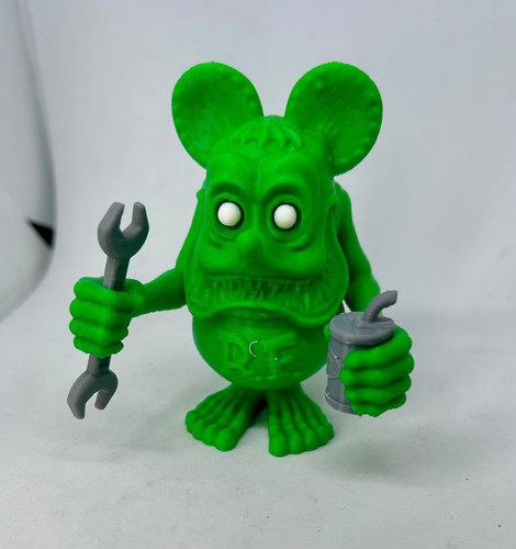 Rat Fink toy, 3 1/2" tall Rat Fink model. Ed Roth Rat Fink model ...