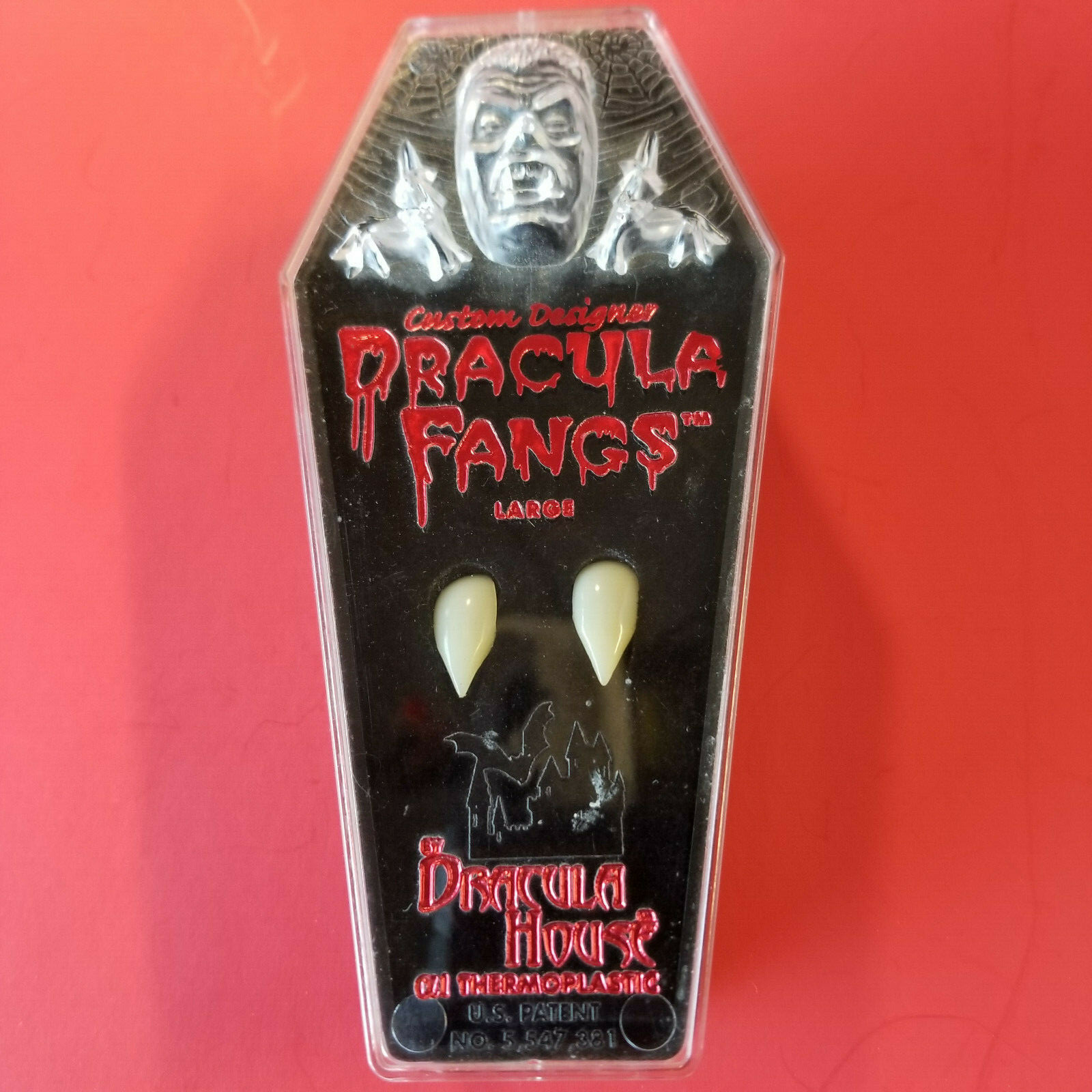 Halloween, Dracula Fangs, Large, Dracula House,THERMOPLASTIC | eBay