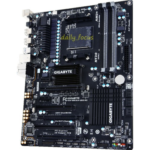 Gigabyte GA-990XA-UD3 R5 Motherboard Socket AM3+ AMD 990X DDR3 SDRAM ...